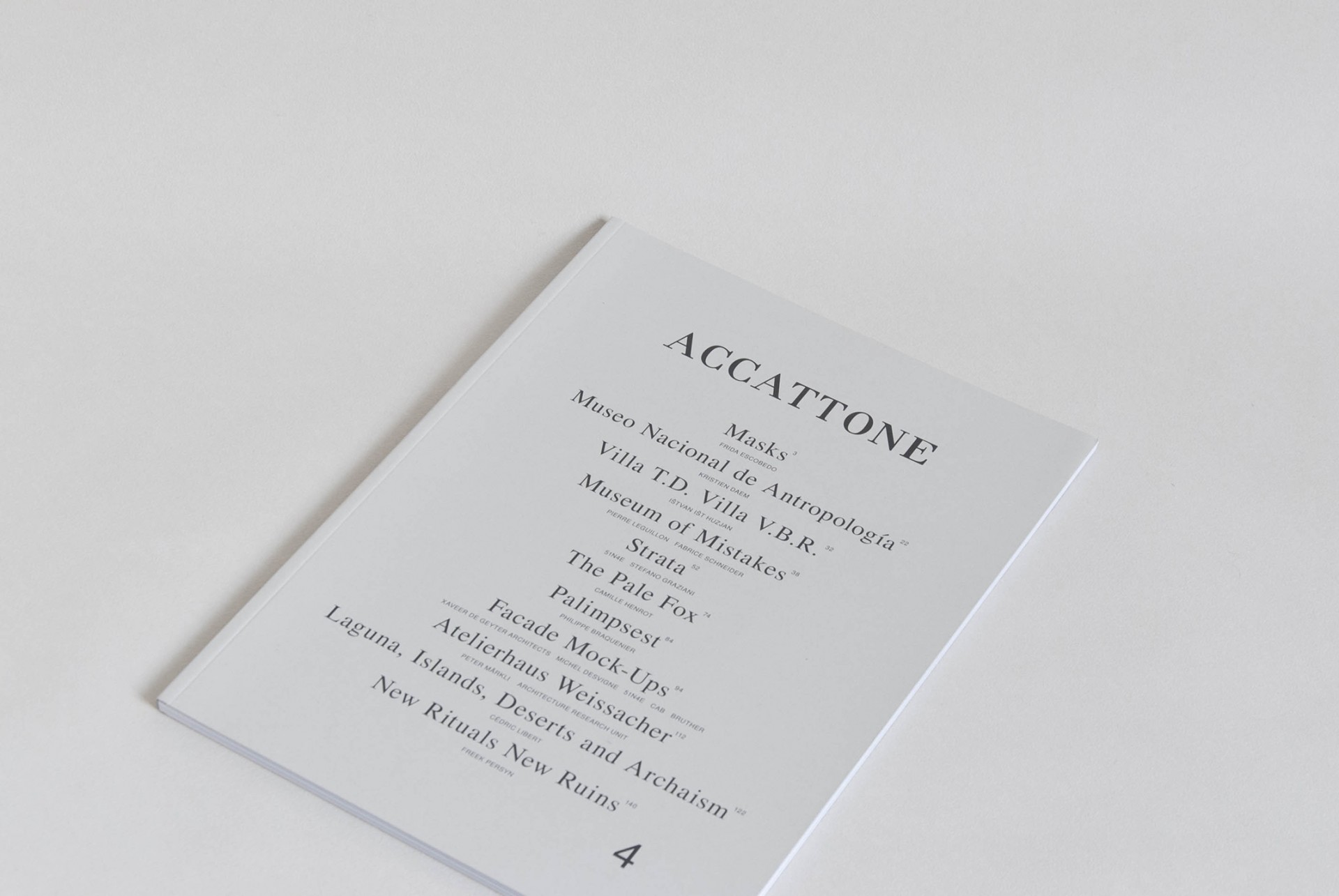 ACCATTONE — ISSUE 4